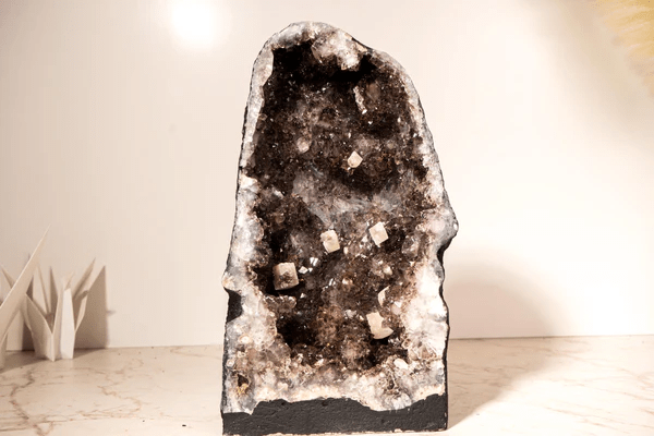 Goethite Amethyst | Dark Purple Amethyst Geodes | Amethyst Geode