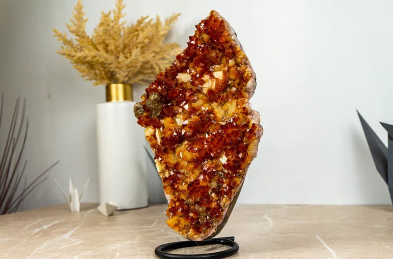 Citrine Geodes Crystal Stone | Buy Citrine Clusters Online